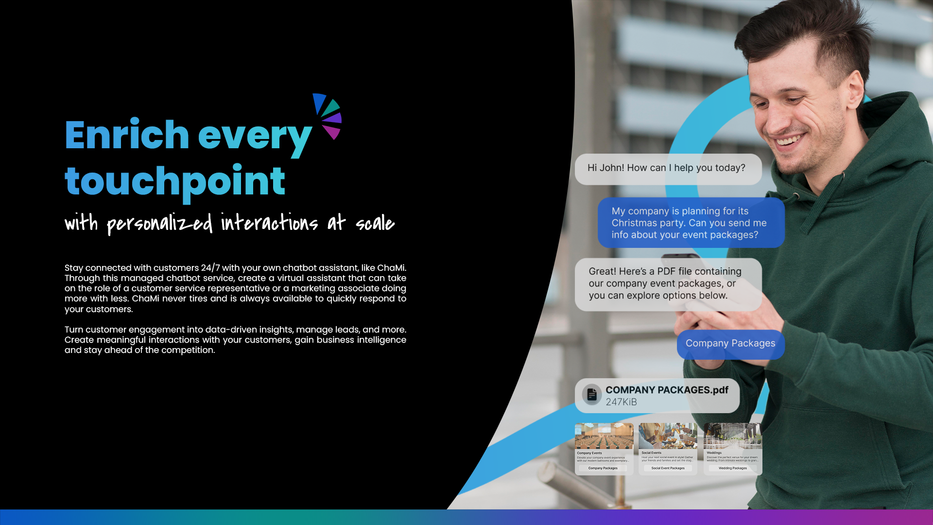 ChaMi: Stratpoint Managed AI Chatbot