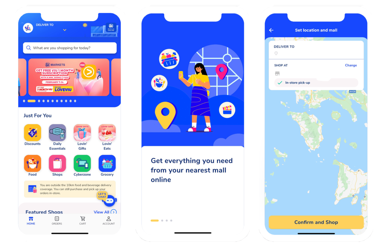 SM Malls Online Web App | Stratpoint Portfolio